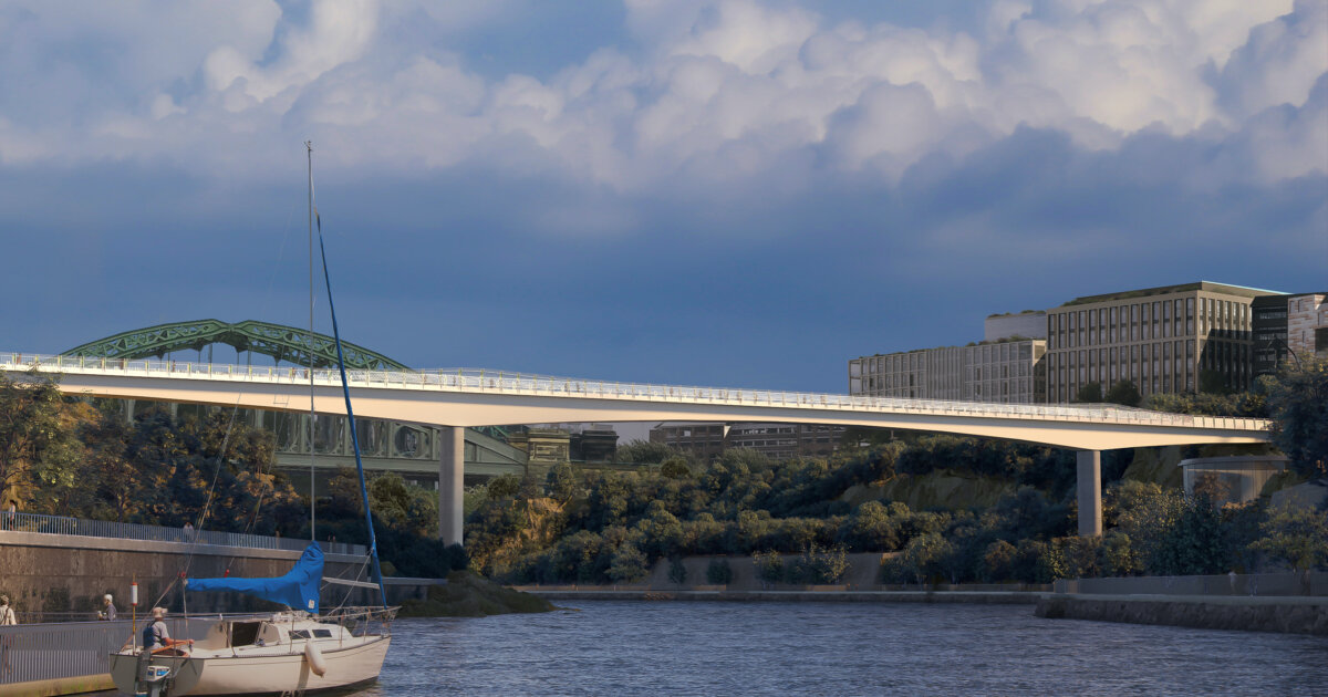 New Wear Footbridge - Bridges - Knight Architects