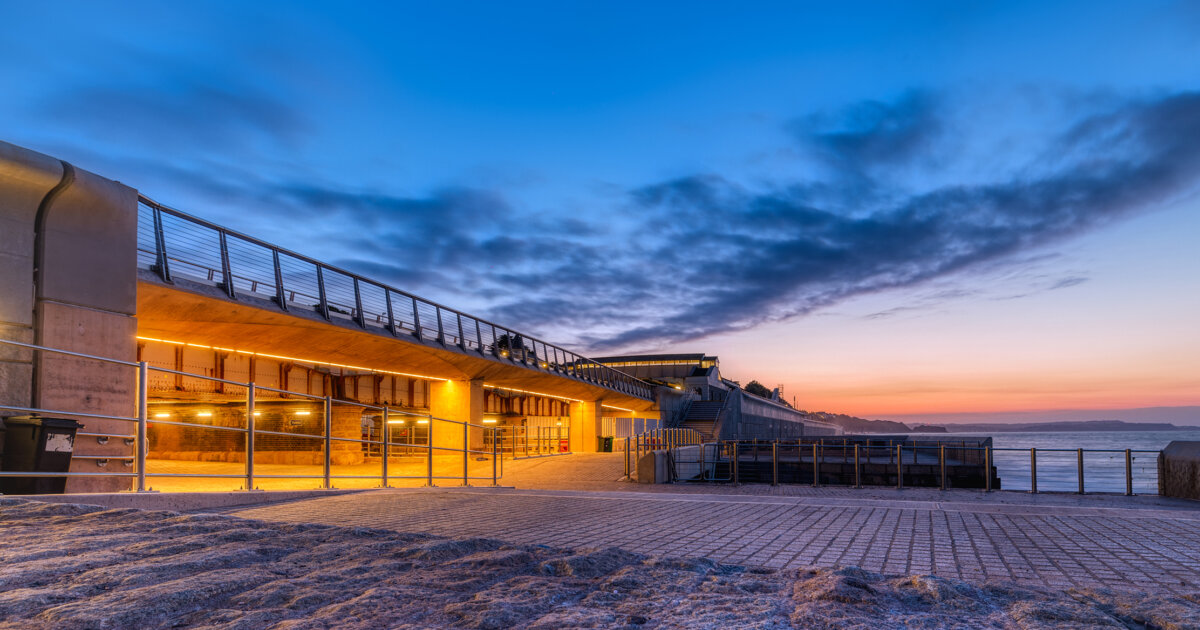 Transformed Dawlish seafront opens to public - News - Knight Architects