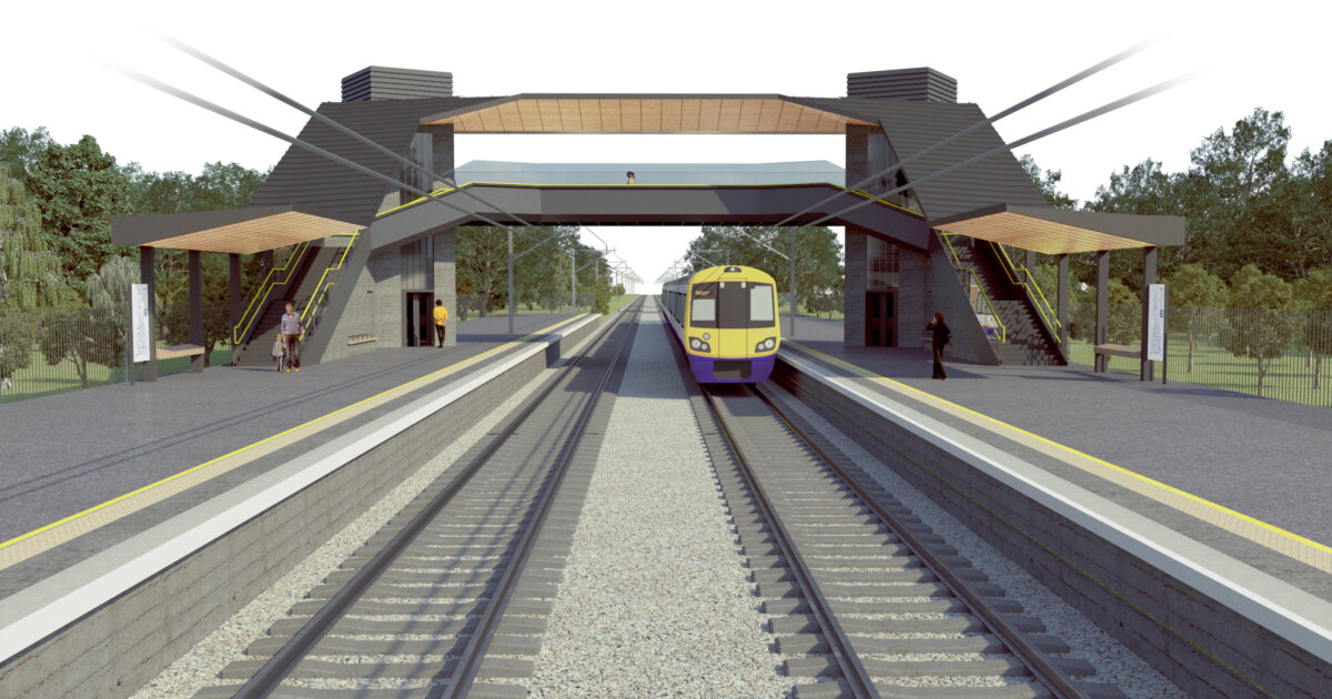 Network Rail Ribbon Footbridge - Bridges - Knight Architects