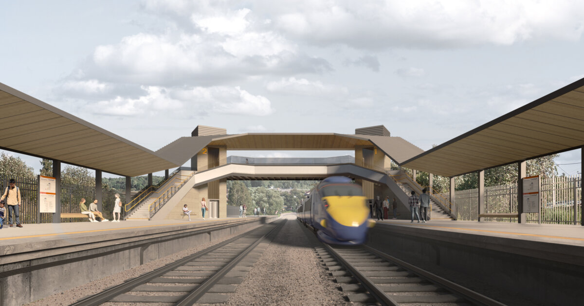 Network Rail Ribbon Footbridge, United Kingdom - Knight Architects
