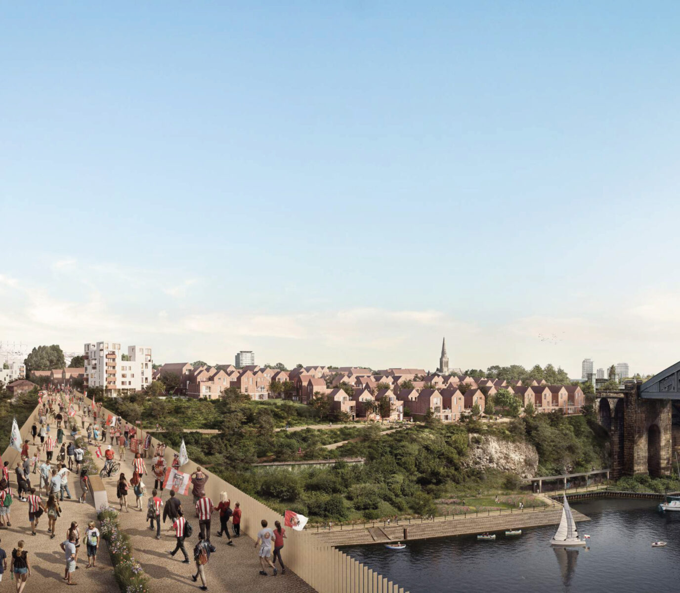 New Wear Footbridge - Bridges - Knight Architects